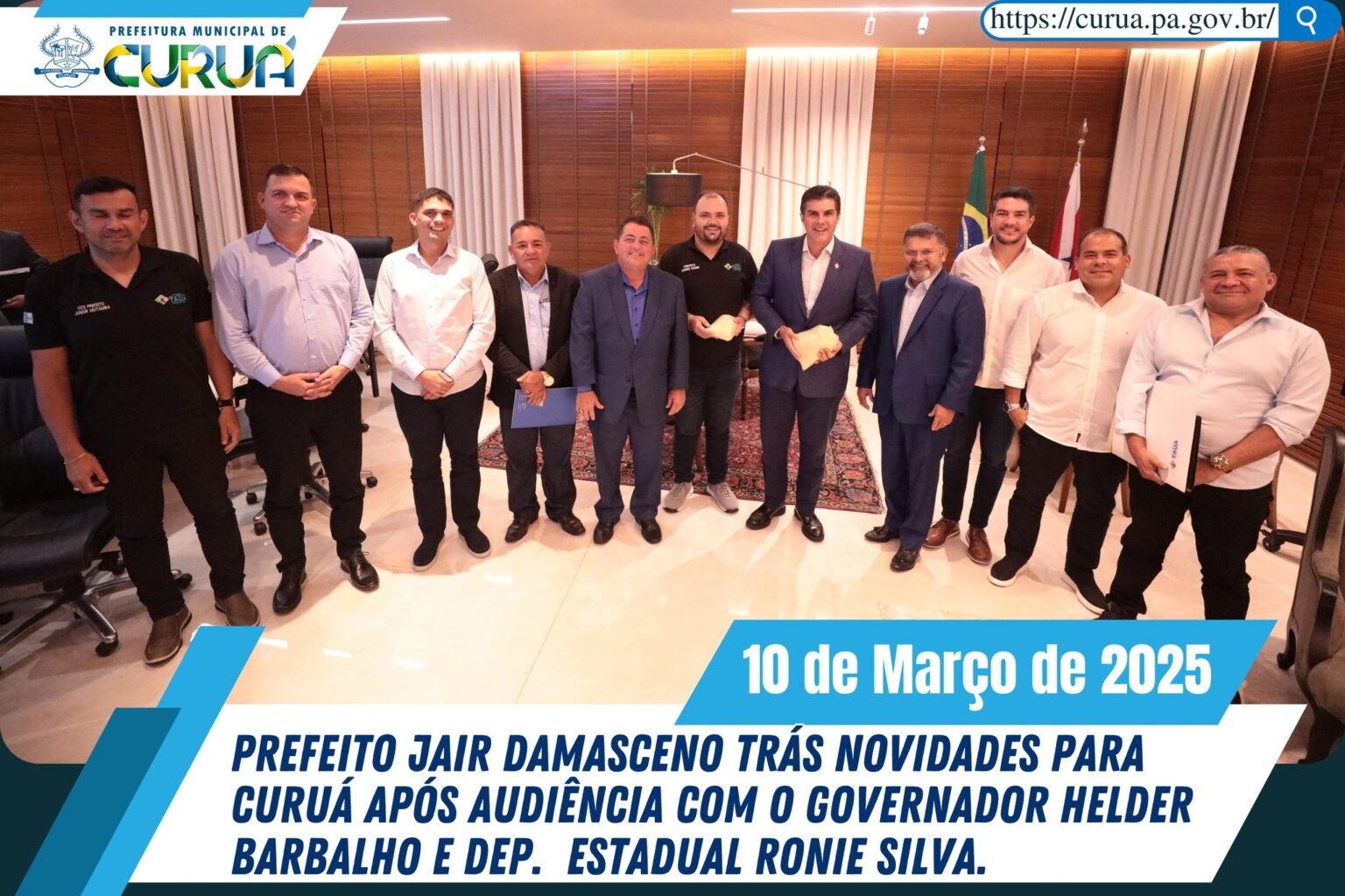 Prefeitura Municipal de Curuá – Governo 2025 – 2028
